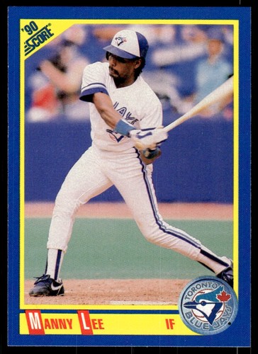 1990 Score Baseball Card Manny Lee Toronto Blue Jays #482 | eBay