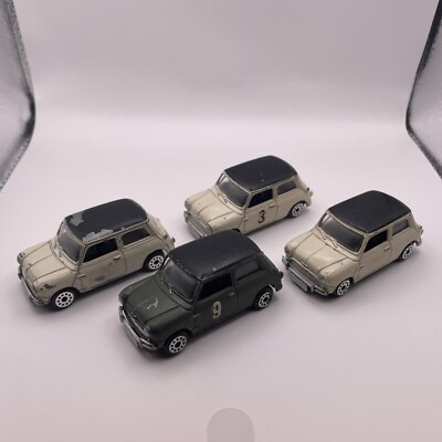 Motor Max 6017 Mini Cooper Lot (3 Cream Colored And 1 HTF Green ...