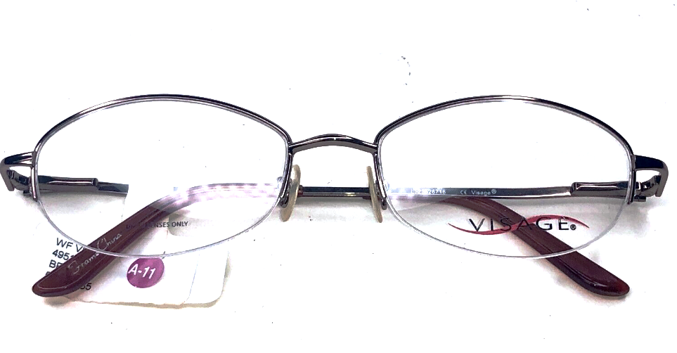 Visage Women’s Prescription Eyeglass Frames, Chenille Brown | eBay