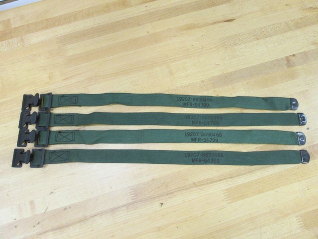 US MILITARY WEBBING STRAPS; NSN: 5340-00-678-9031 [Qty/4] ~NEW~SURPLUS ...