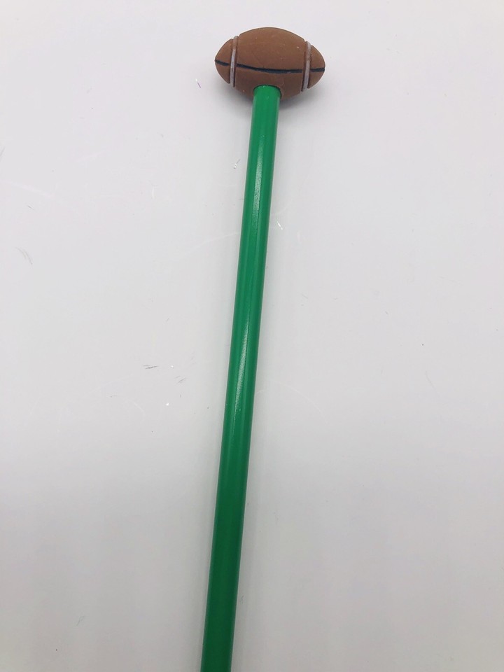 Football Shaped Pencil Topper With Touchdown Pencil | eBay