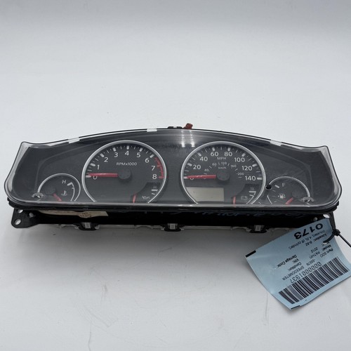 12 NISSAN PATHFINDER Speedometer (cluster) 4.0l (6 Cylinder) Mph 4x2 S ...