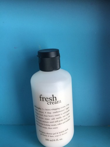 New 3 in 1 Philosophy FRESH Cream Shampoo Bubble Bath Shower Gel 6 oz ...