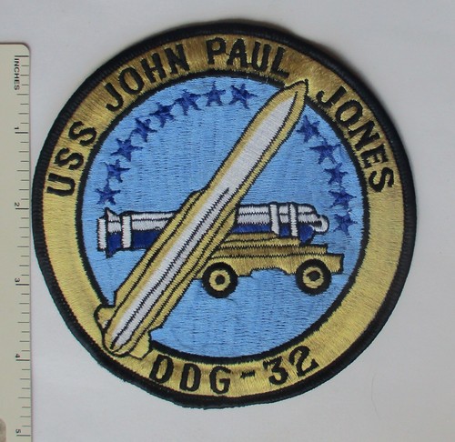 Vintage Japanese Made US NAVY SHIP PATCH USS JOHN PAUL JONES DDG-32 | eBay