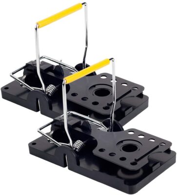 2x Large Professional Heavy Duty Rat Snap Traps for Outdoors / Indoors ...