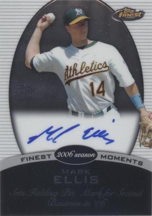 2008 Topps Finest - Finest Moments Autographs Mark Ellis #FMA-ME (AU ...