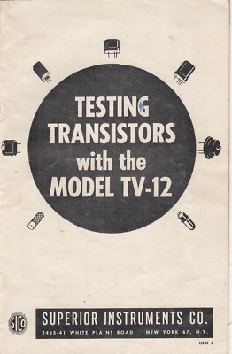 Tube Testers - Superior Tube Tester