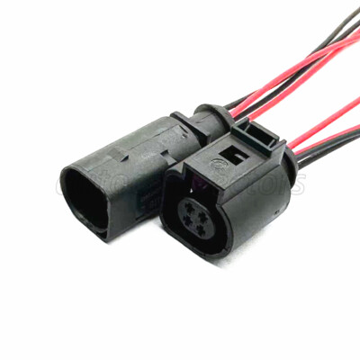 For VW VAG 4 Pin Coolant Temp Sensor Connector Wire Harness 4B0973712 ...
