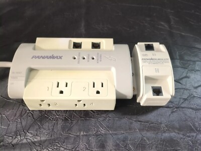Panamax M4T-EX 4-Outlet Power Conditioner Surge Suppress + xtra mod-utp ...