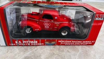 K.S. Pittman 1941 Willys Gasser Supercar Collectibles Diecast 1:18 ...