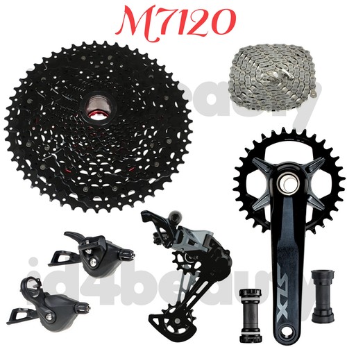 Shimano SLX M7120 12Speed w/ Sunrace MZ902 11-51T Cassette Groupset New ...