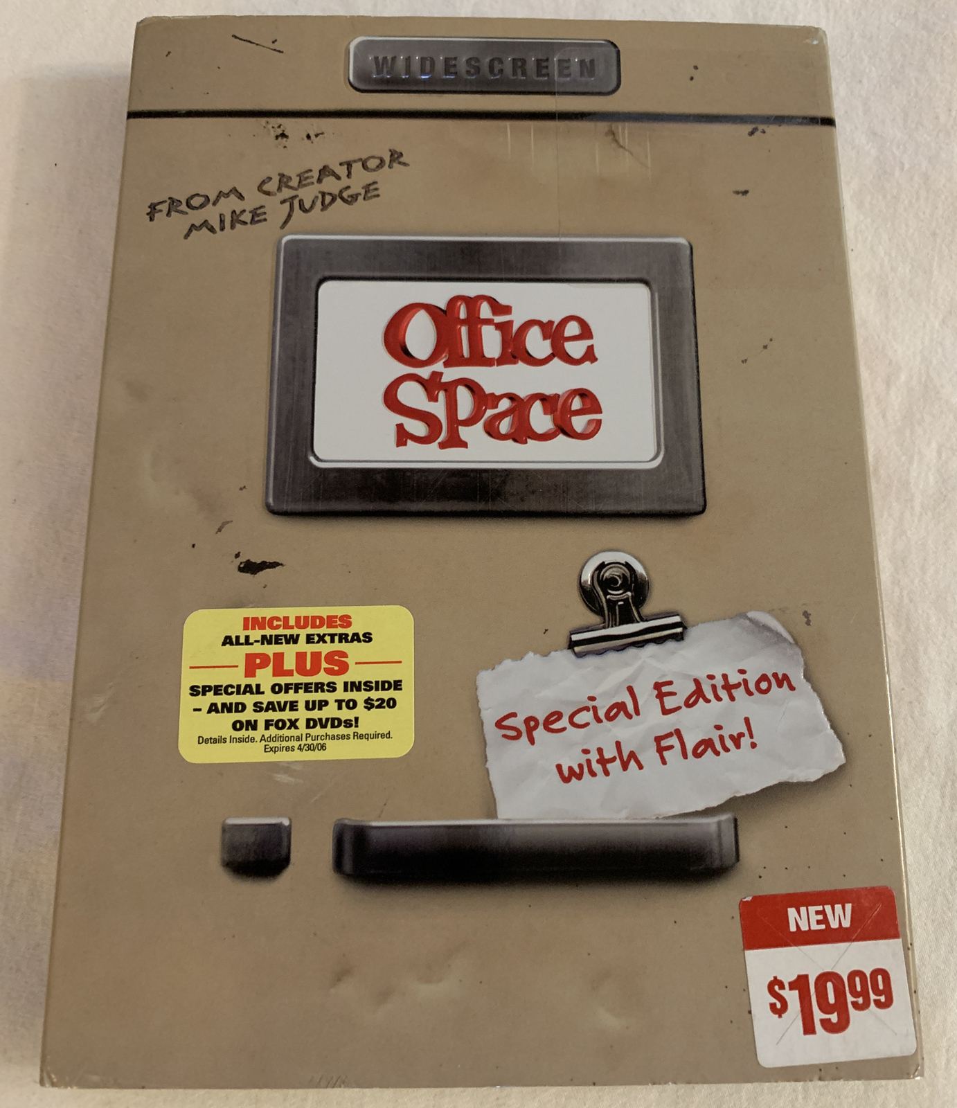 Office Space Special Edition With Flair (DVD, 2006) Sealed Mike Judge ...