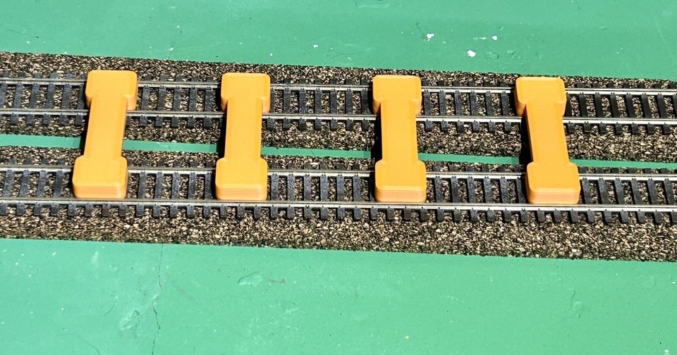 HO OO Scale Parallel Train Track Laying Spacer Spacing Tool SET OF 4 | eBay