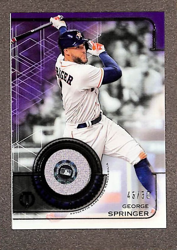 2019 Topps Tribute - Stamp of Approval Relics Purple #SOA-GS George ...