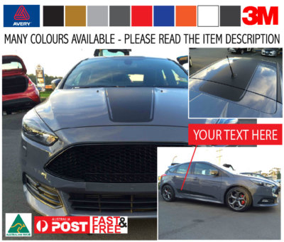 ESM STF Stripe Decal Sticker Kit to fit 2015 Focus - Avery Wrap Vinyl ...