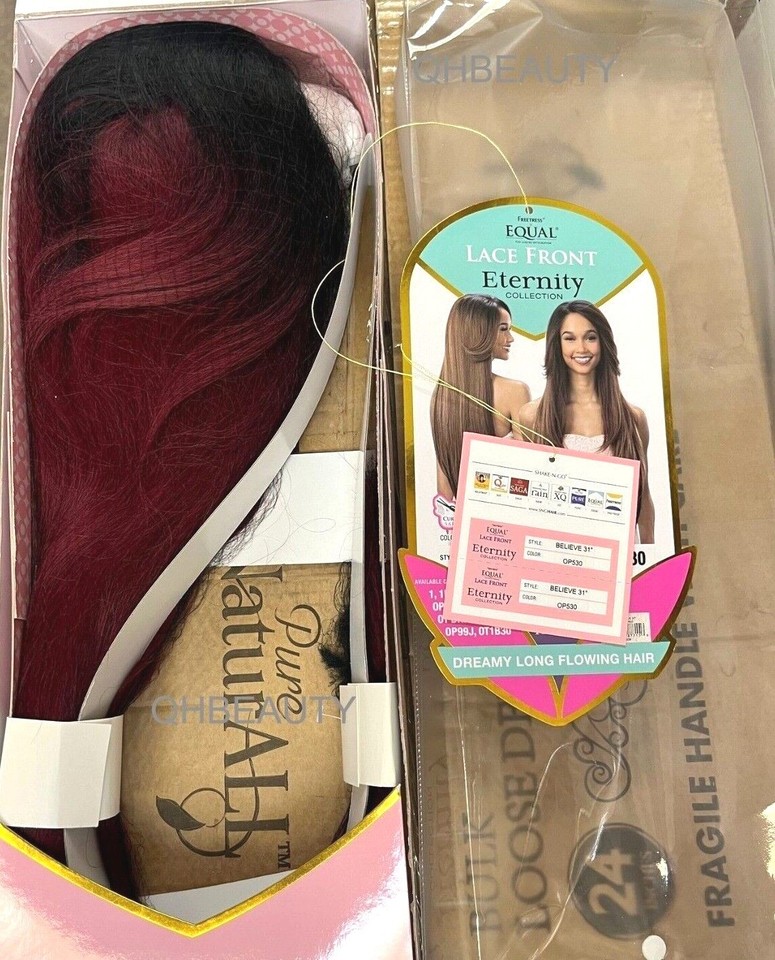 Freetress Equal Synthetic Lace Front Long straight Hair Wig - Believe ...