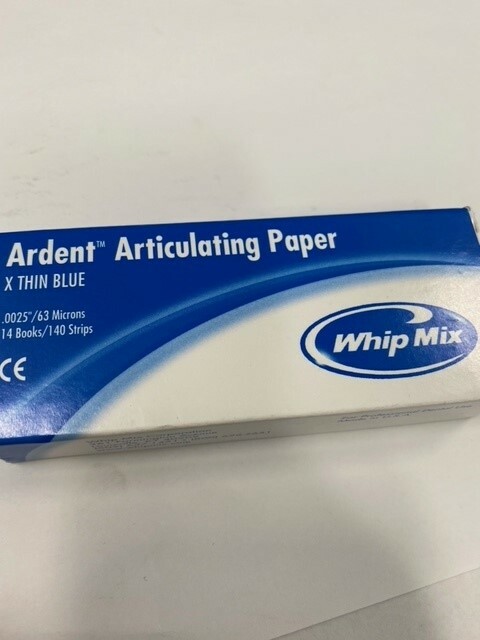 *140-Pieces* Whip Mix Ardent Articulating Paper Strips X-Thin Blue ...