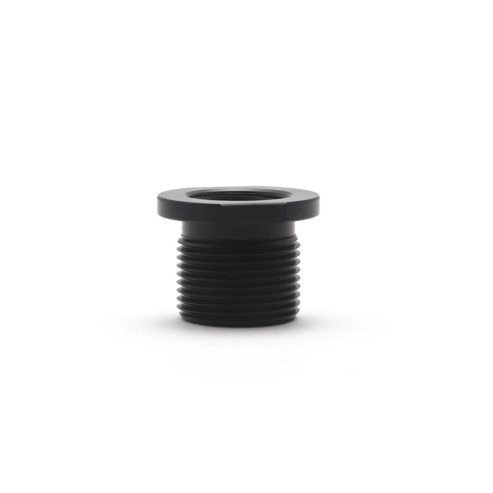 2 PACK Aluminum Black Adapter Muzzle Thread Convert 1/2x28 TPI to 5 ...