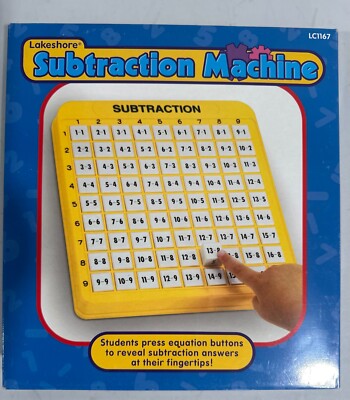 Lakeshore Subtraction Machine LC1167 - Homeschool Educational Learning ...
