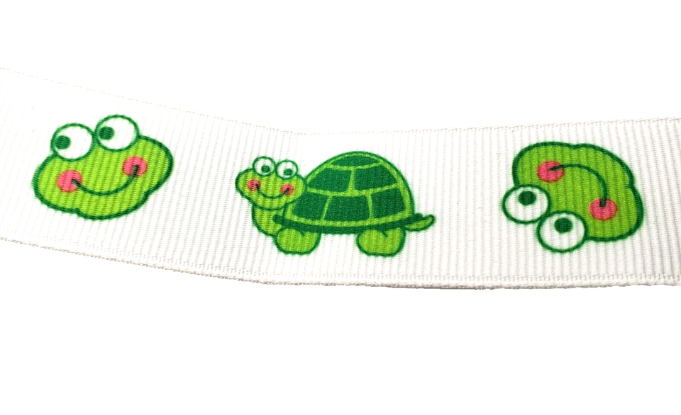 3 yrds 7/8" Turtles Grosgrain Ribbon 100% poly | eBay