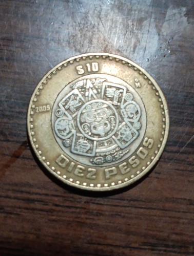 2005 Mexico 10 Diez Pesos Bimetallic Coin | eBay