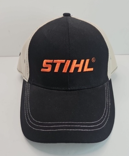 STIHL Outfitters Apparel Baseball Cap Black with Orange letters ...