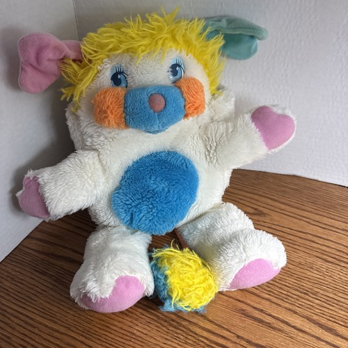 Vintage 1986 White Popple Plush: Puffball 11" | eBay