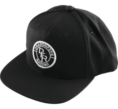 Dragonfire Racing Circle Logo Snapback Hat Black 13-0064 | eBay