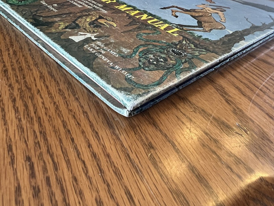 MONSTER MANUAL Rare 3rd print 1978 1st Edition Dungeons & Dragon | eBay