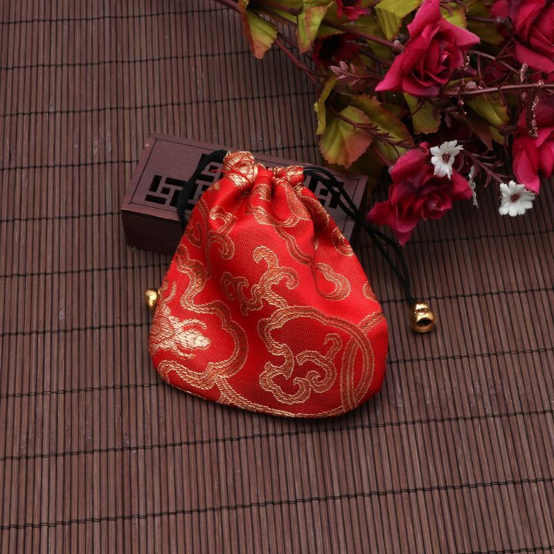 Chinese Embroidery Bag Premium Jewelry Silk Drawstring Bags for Party ...