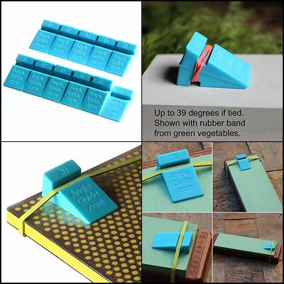 10° To 20° Angle Guides Set For Sharpening Knife On Stone Blue ...