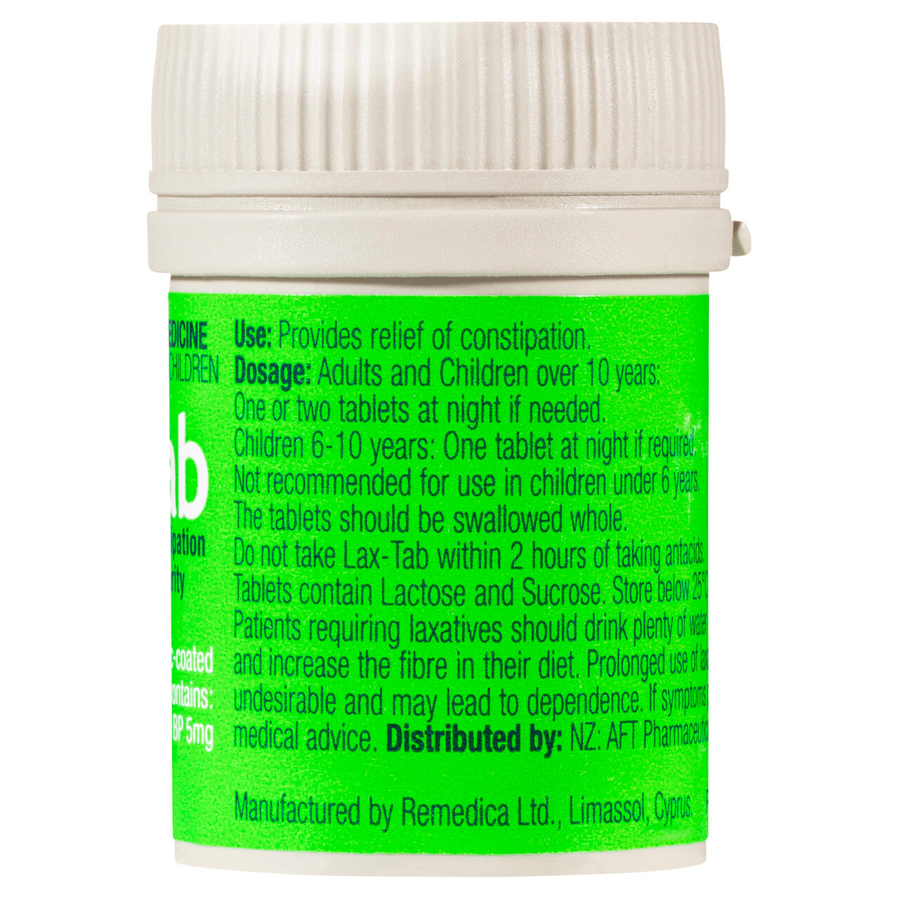 Lax-Tab(R) 200 Tablets | eBay