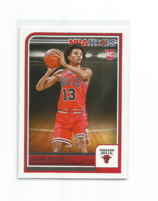 JULIAN PHILLIPS (Chicago Bulls) 2023-24 PANINI NBA HOOPS ROOKIE CARD ...