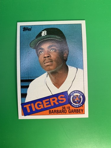1985 Topps Barbaro Garbey RC #243 Detroit Tigers | eBay