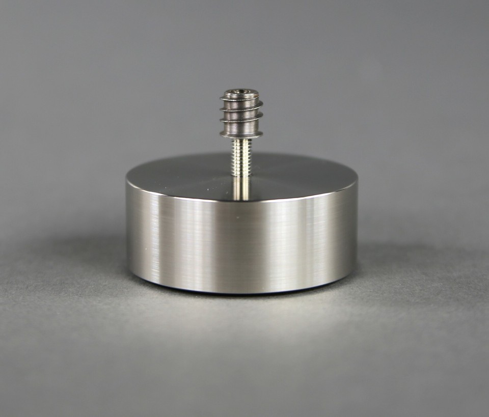 3 x Feet Stand Feet Device Feet Turntable Feet M6 Turntable Stainless ...