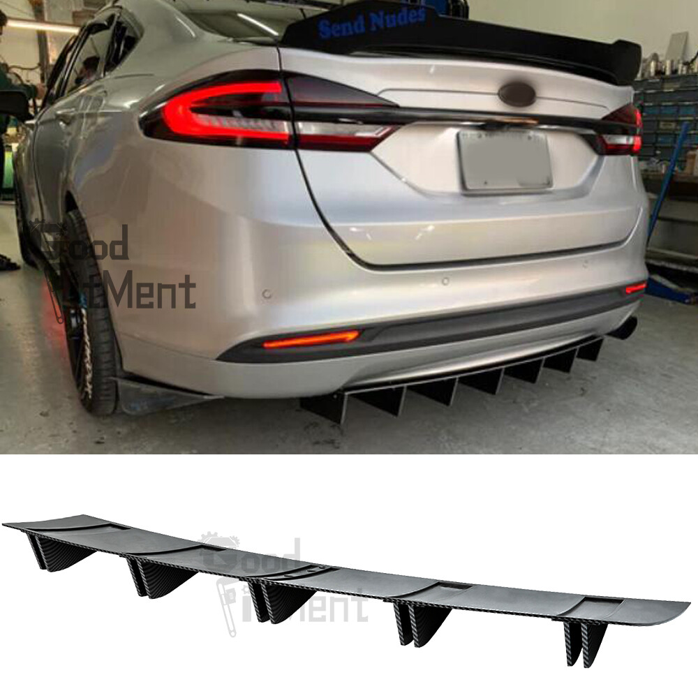 2010-2020 Ford Fusion Rear Bumper Lip Diffuser For Ford Fusion 10 Shark ...