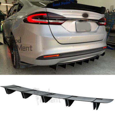 2010-2020 Ford Fusion Rear Bumper Lip Diffuser For Ford Fusion 10 Shark ...
