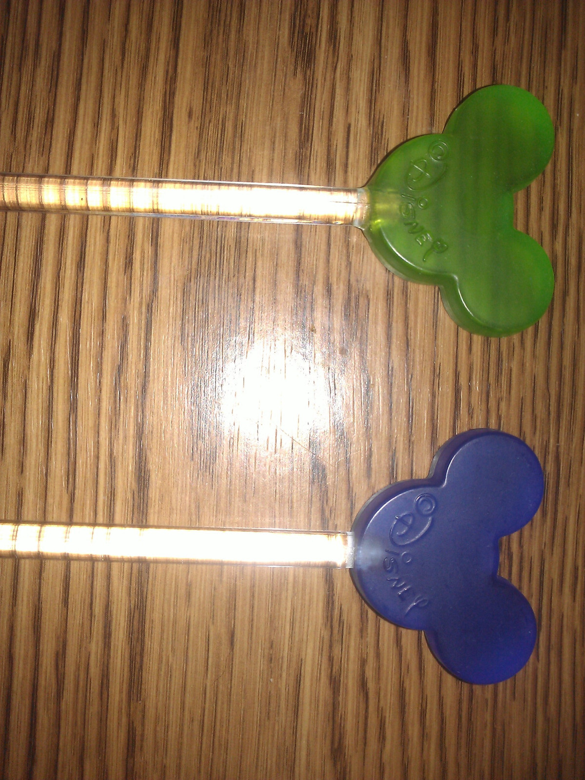 Disney Mickey Mouse Plastic Drink Cocktail Stirrers Swizzle Sticks Set ...