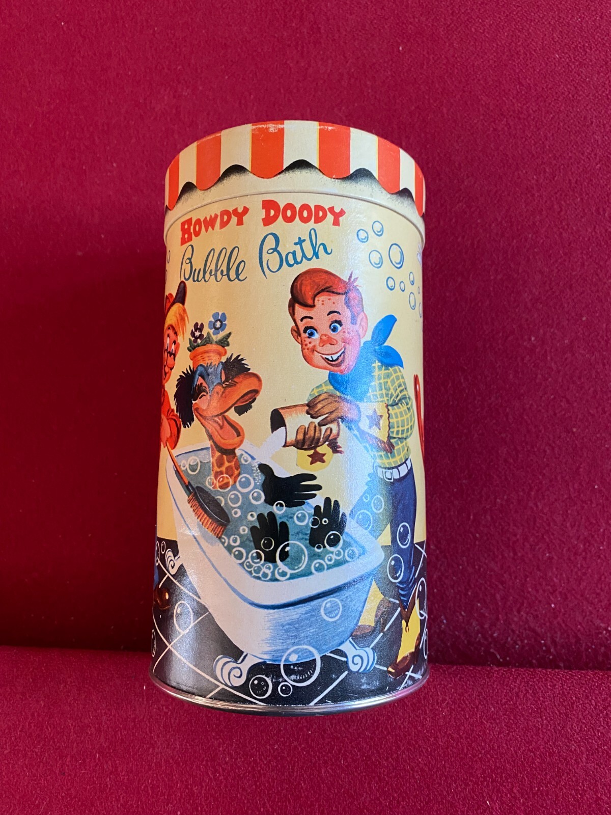 1950's, Howdy Doody, "Un-Used", (3oz.) Bubble Bath Container (Scarce ...
