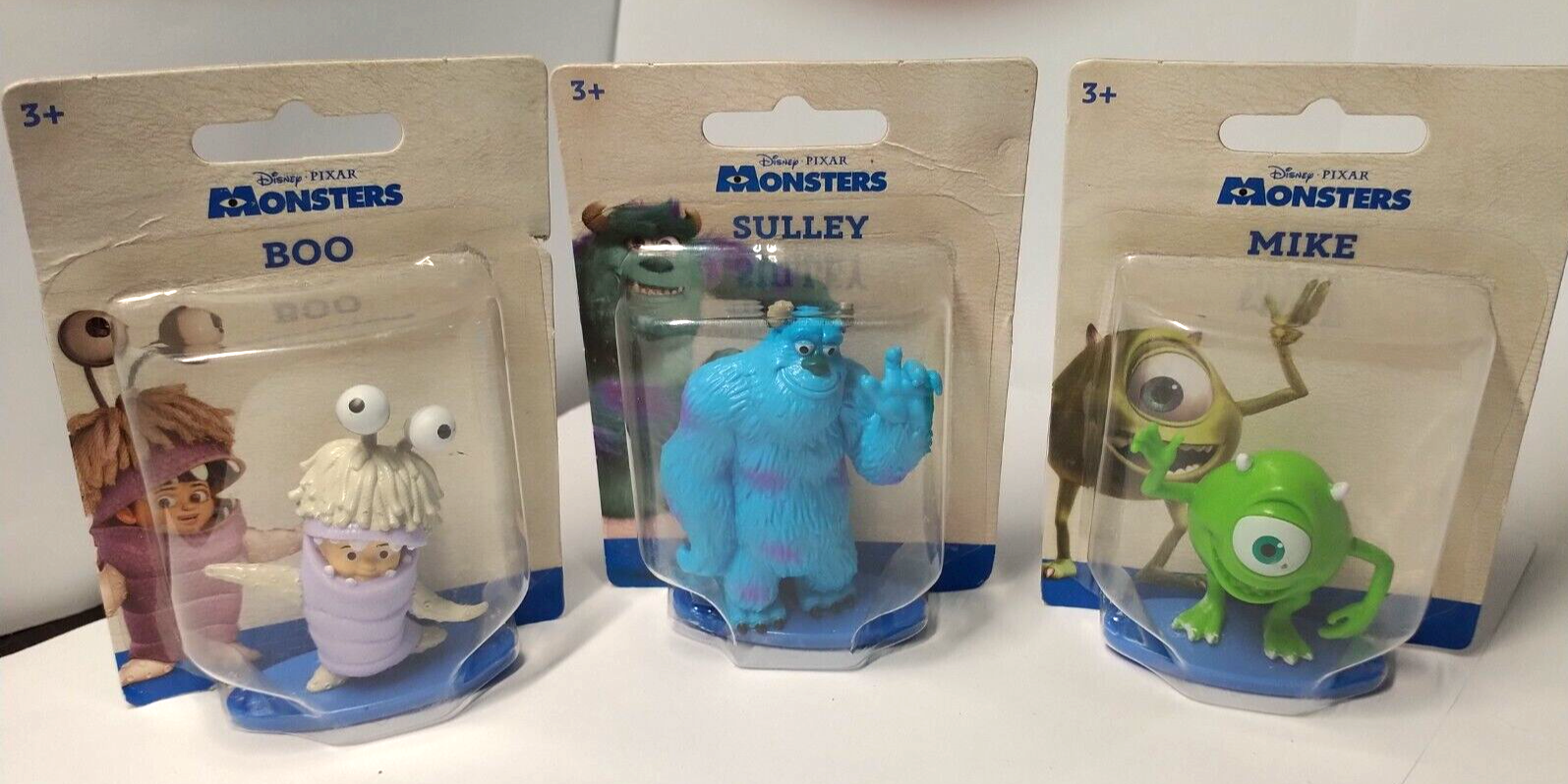 New Disney Pixar Monsters Inc. set of 3 Mattel Micro Mini Figures | eBay