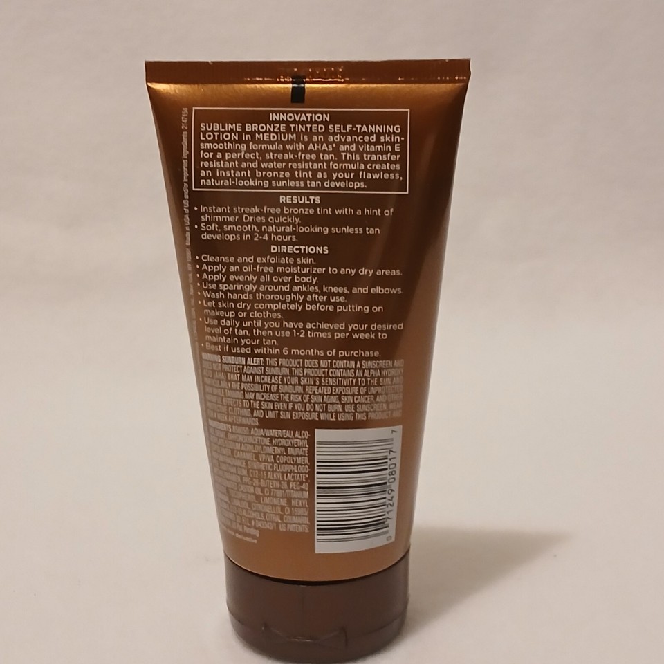 L'Oreal Paris Sublime Bronze Tinted Self-Tanning Lotion, Medium, 5 fl ...