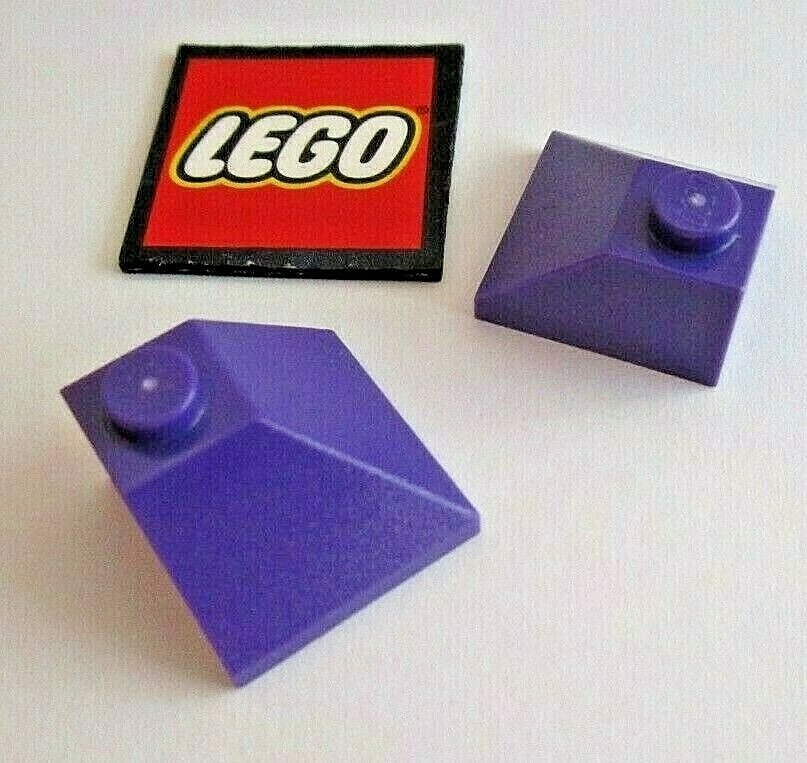 LEGO Slope 2x2 (45°) Outside Corner Brick Roof Tiles (x4) Design 3045 ...