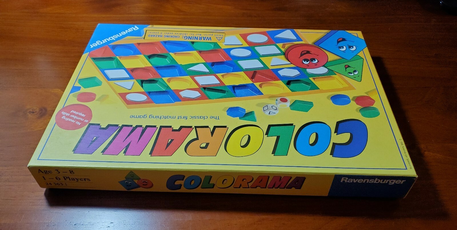 Ravensburger Colorama Matching Shapes Colors Dice Rolling Competing ...