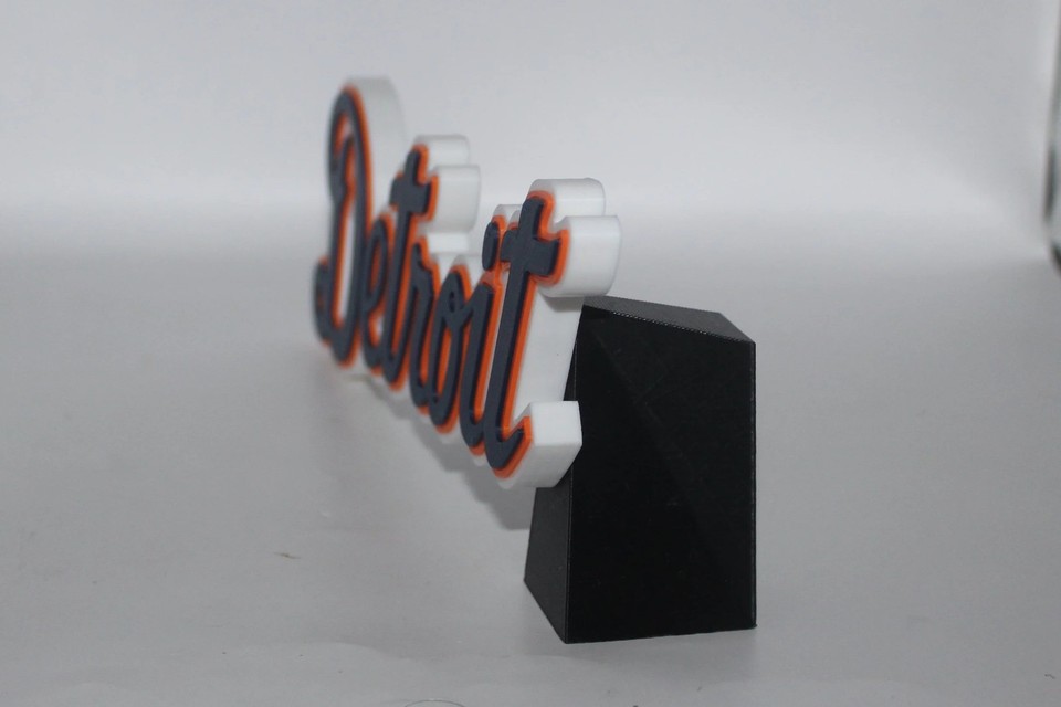 Detroit Tigers 3D printed Logo Sign Wall Desk Shelf Art | eBay