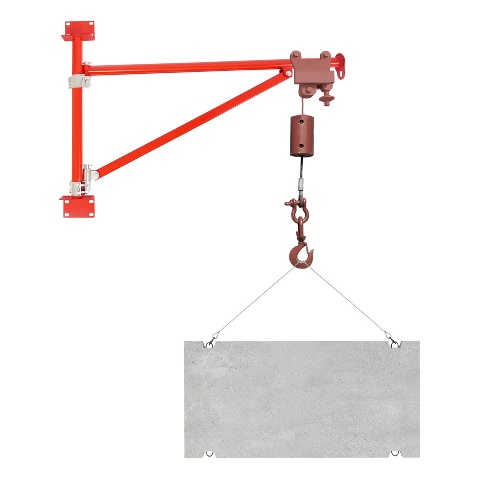 Wall Mounted Crane Bracket, Alloy Steel Hoist Bracket, Crane Swing Arm ...