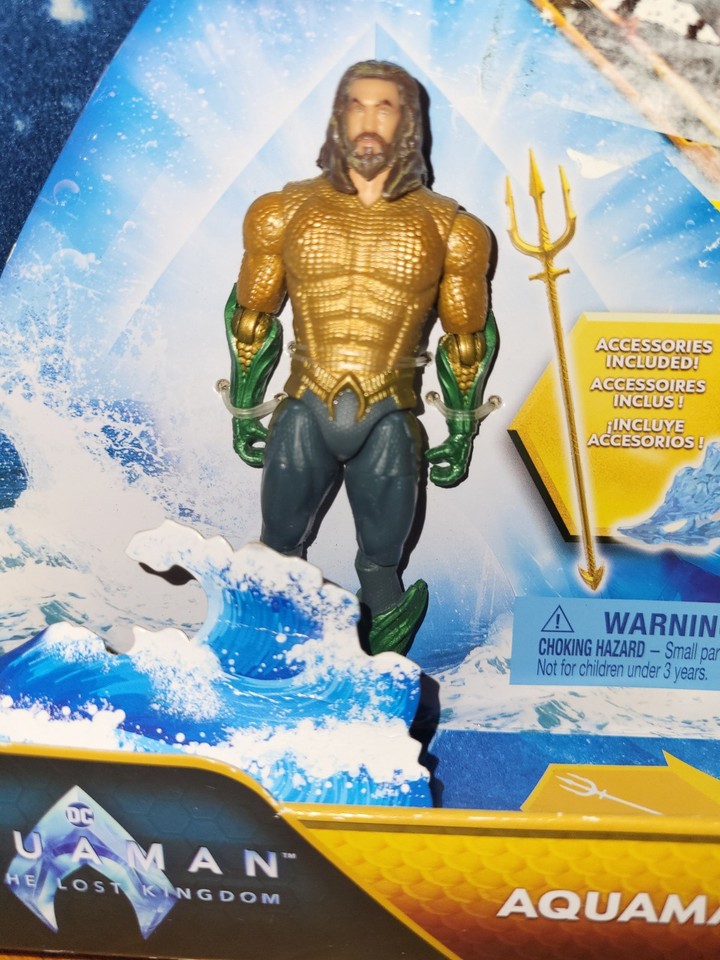 Set of 2 DC Aquaman The Lost Kingdom: Black Manta & Aquaman, 4in ...