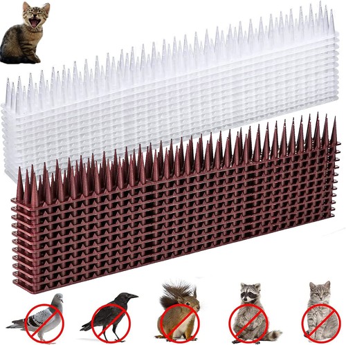 12/24/36 x Bird Spikes Deterrent Anti Cat Human Possum Spiked Fence ...