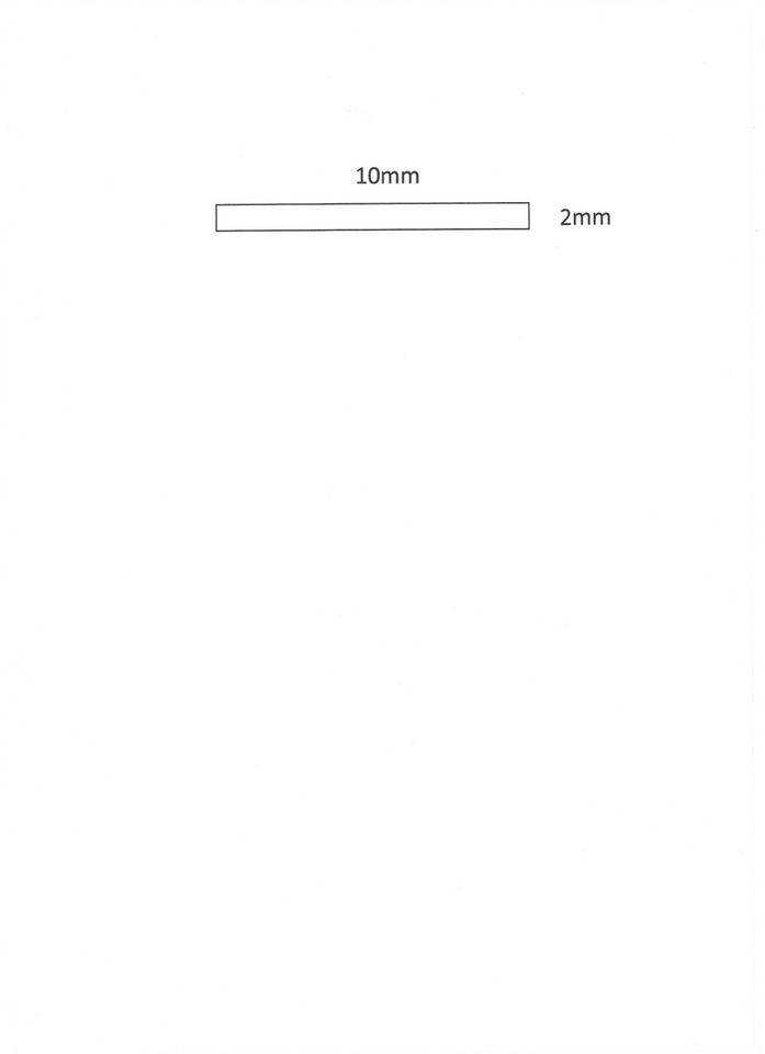 FLEXIBLE PVC PLASTIC FLAT BAR STRIP 10mm - 50mm WHITE 1 to 25 METRE ...