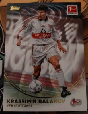 Topps 60 Jahre Celebration Edition Krassimir Balakov Base VfB Stuttgart ...