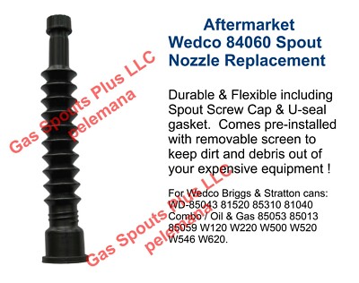 1 Aftermarket Wedco Spout w/Screen W120 W220 W500 W520 W546 W620 BRIGGS ...